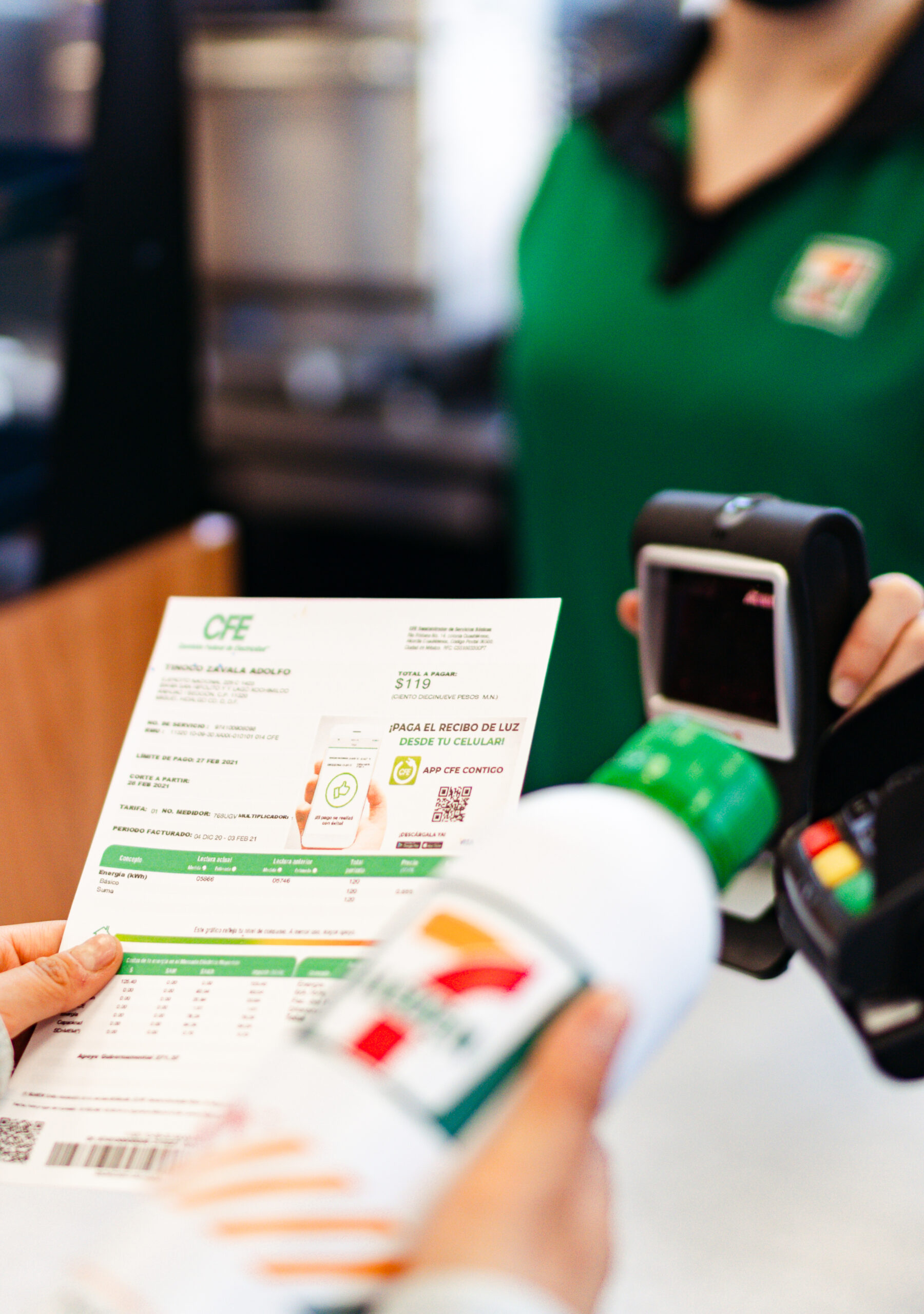 Pagos de servicios y recibos | 7-Eleven México