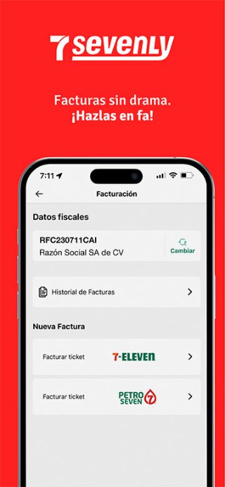 Sevenly App Móvil | 7-Eleven México